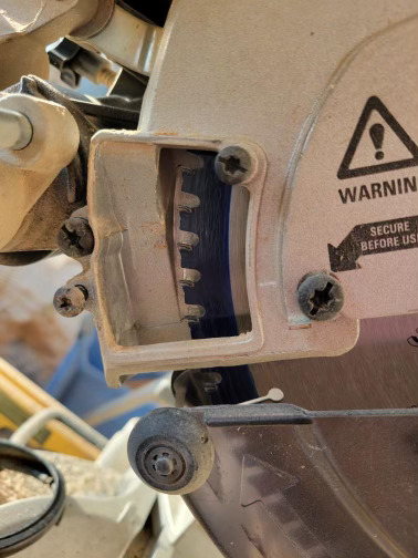 Dewalt dw708 miter saw dust collection fitting by CoreAxisDesigns ...