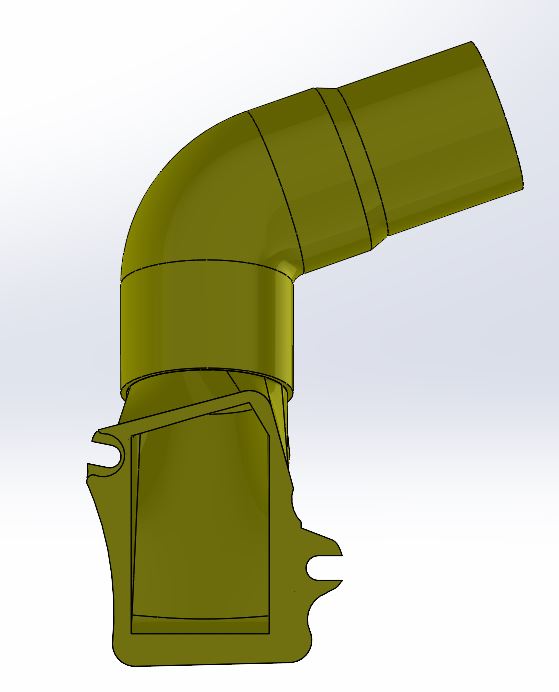 Dewalt dw708 miter saw dust collection fitting by CoreAxisDesigns ...