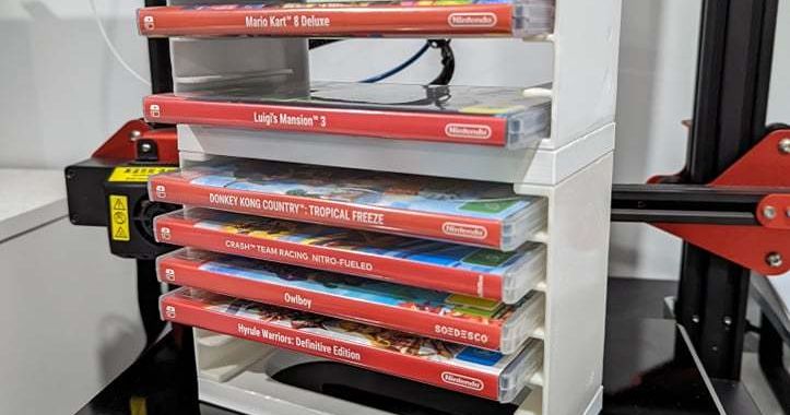 Nintendo Switch Stacking Game Case Holder by JA-Craft-And-Design ...