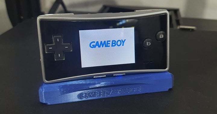 Game Boy Micro (GBA) Slim Stand V1 by JA-Craft-And-Design | Download ...