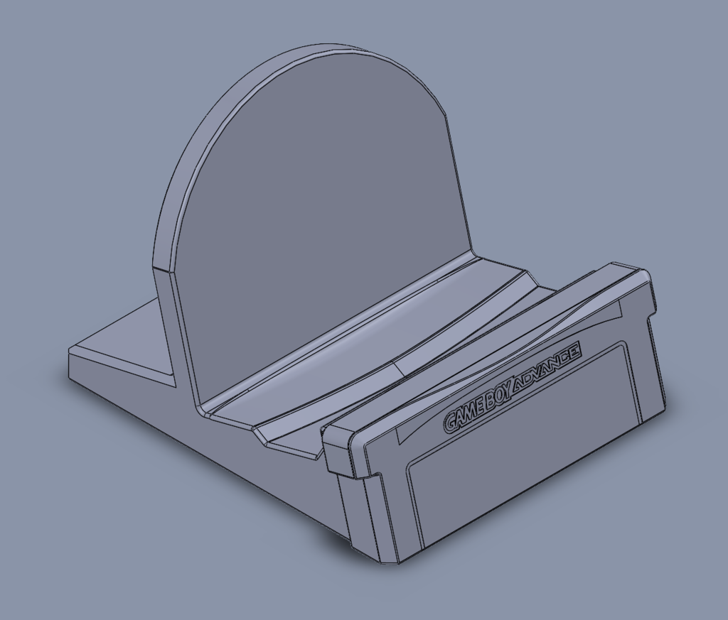 Game Boy Advance (Original) Stand V1 by JA-Craft-And-Design | Download ...