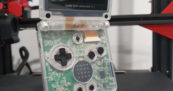 Game Boy Advance SP Stand - Slim by JA-Craft-And-Design | Download free ...