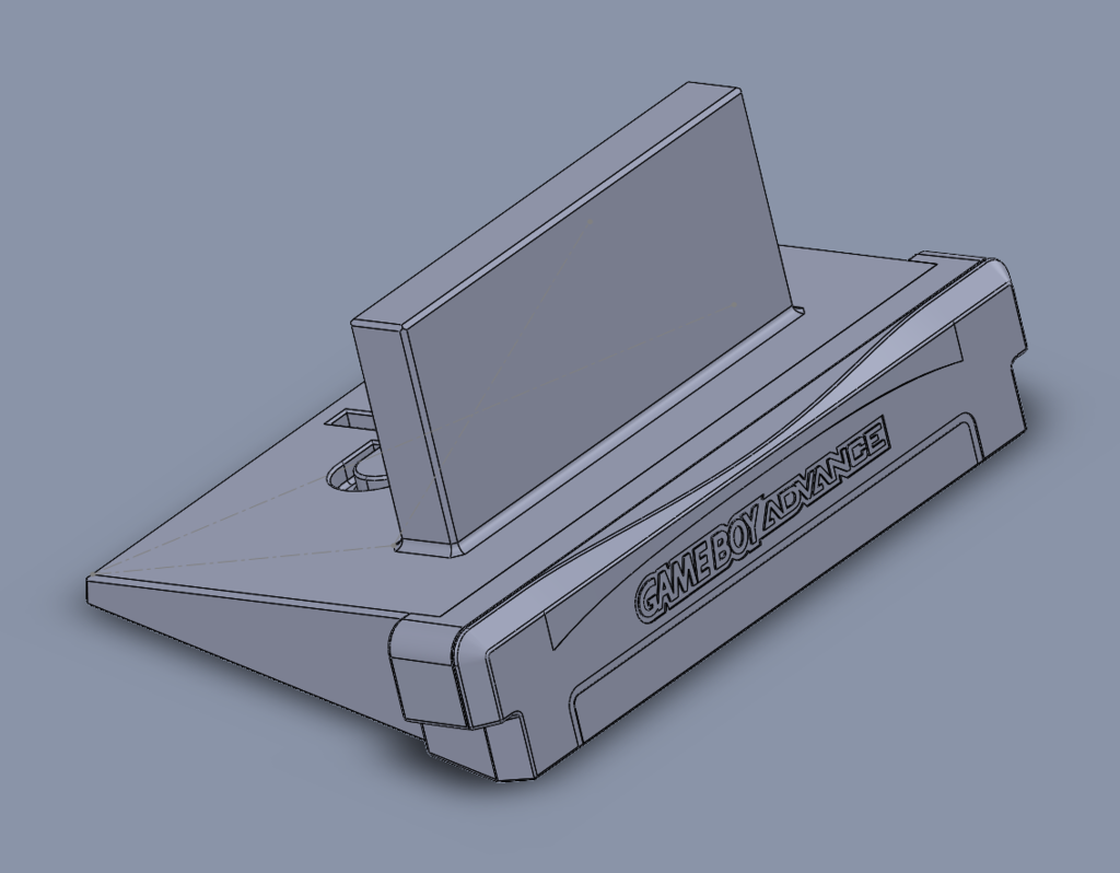 Game Boy Advance SP Stand - Slim by JA-Craft-And-Design | Download free ...