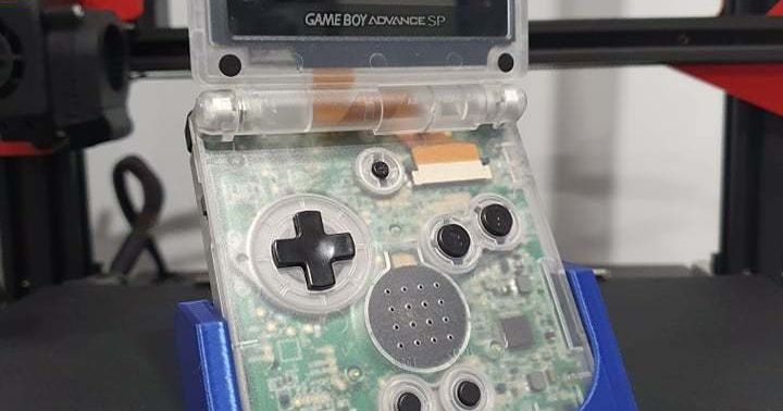 Game Boy Advance SP Stand V3 - (V2 Derived) by JA-Craft-And-Design | Download free STL model ...
