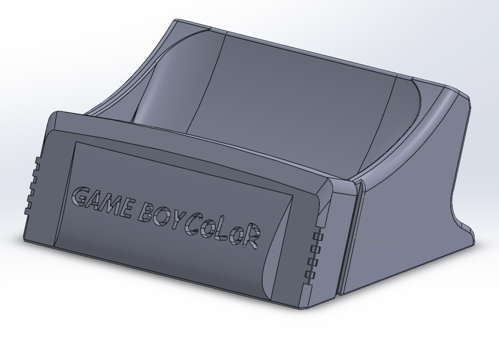 Game Boy Color Display Stand by JA-Craft-And-Design | Download free STL ...