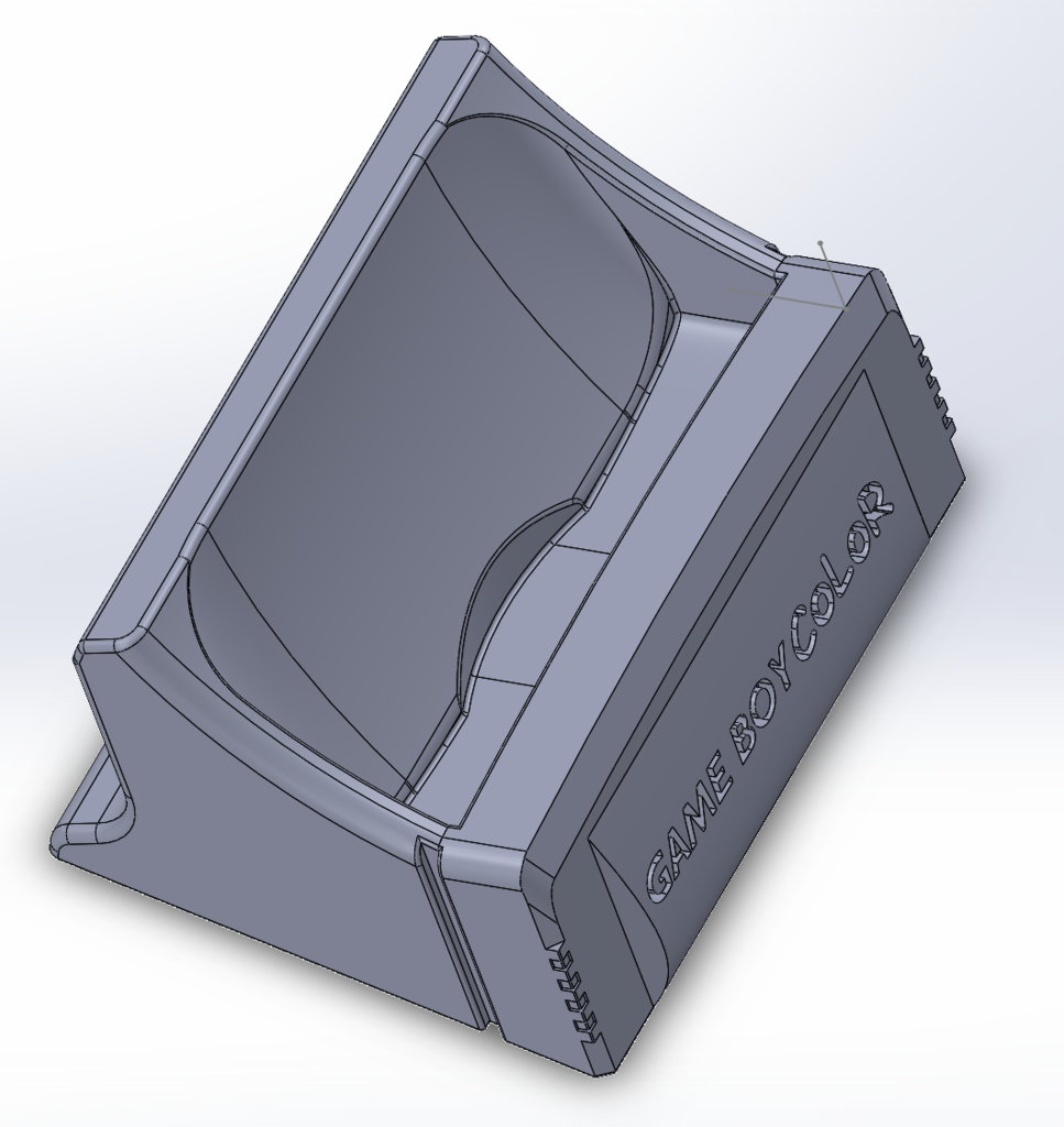 Game Boy Color Display Stand by JA-Craft-And-Design | Download free STL ...