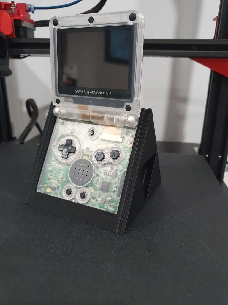 Game Boy Advance SP Triforce Display Stand (Reversable) by JA-Craft-And-Design | Download free ...