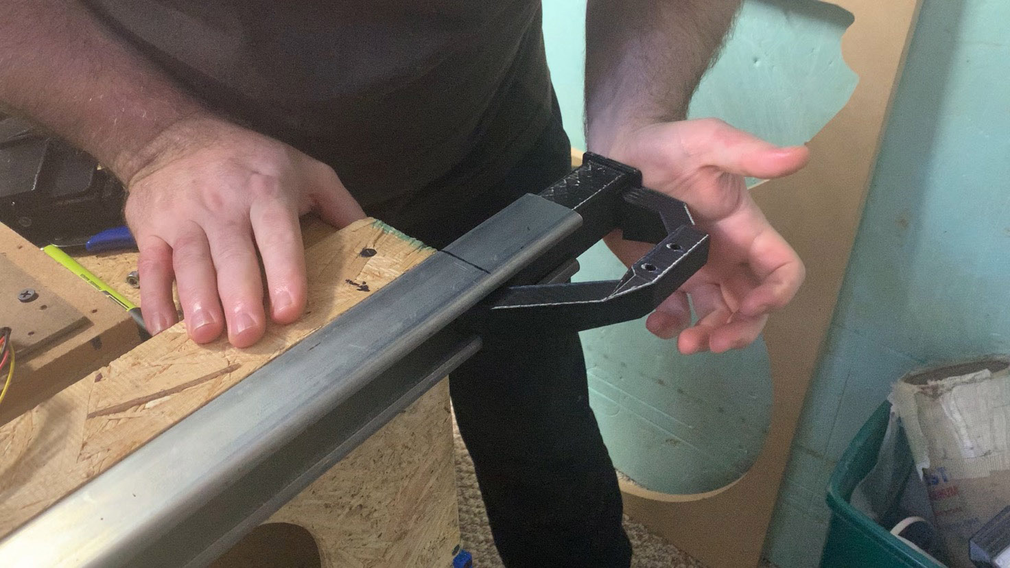 LowRider 3 CNC - table extenders to use metal struts with LR3 table ...