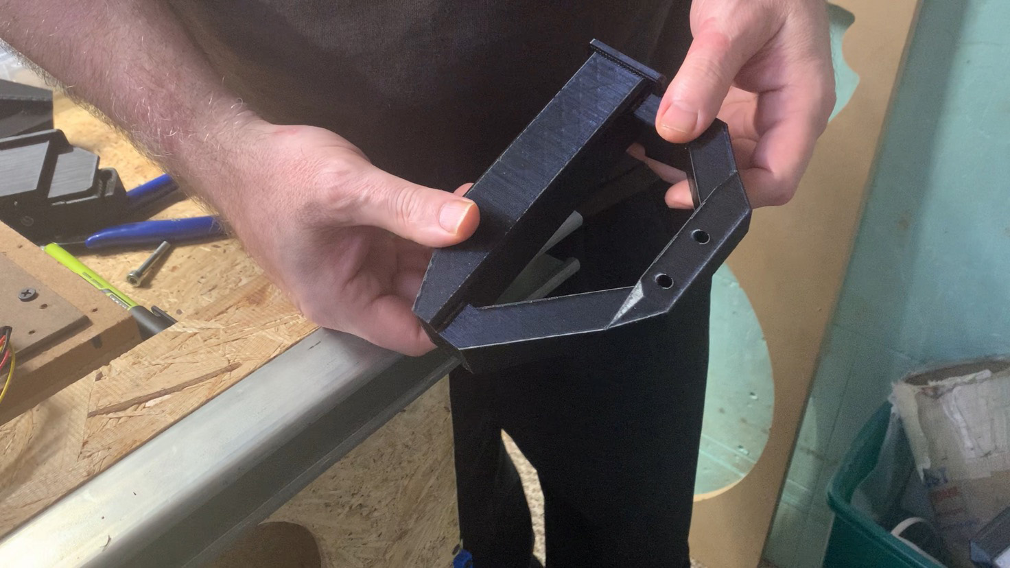 LowRider 3 CNC - table extenders to use metal struts with LR3 table ...