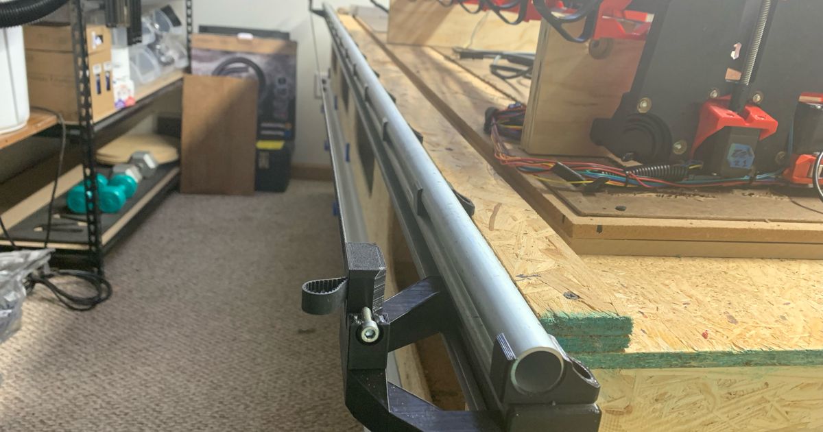 LowRider 3 CNC - table extenders to use metal struts with LR3 table ...