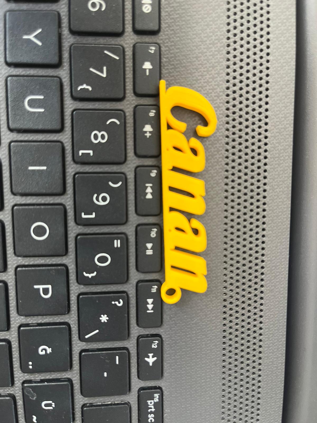 canan nametag by salih sabri sabit | Download free STL model ...