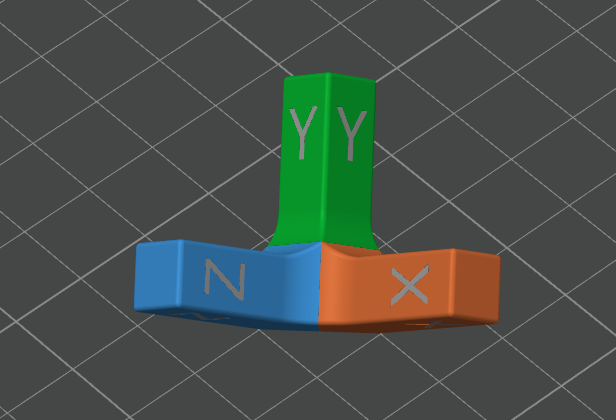 XYZ Koordinatenkreuz by jo | Download free STL model | Printables.com