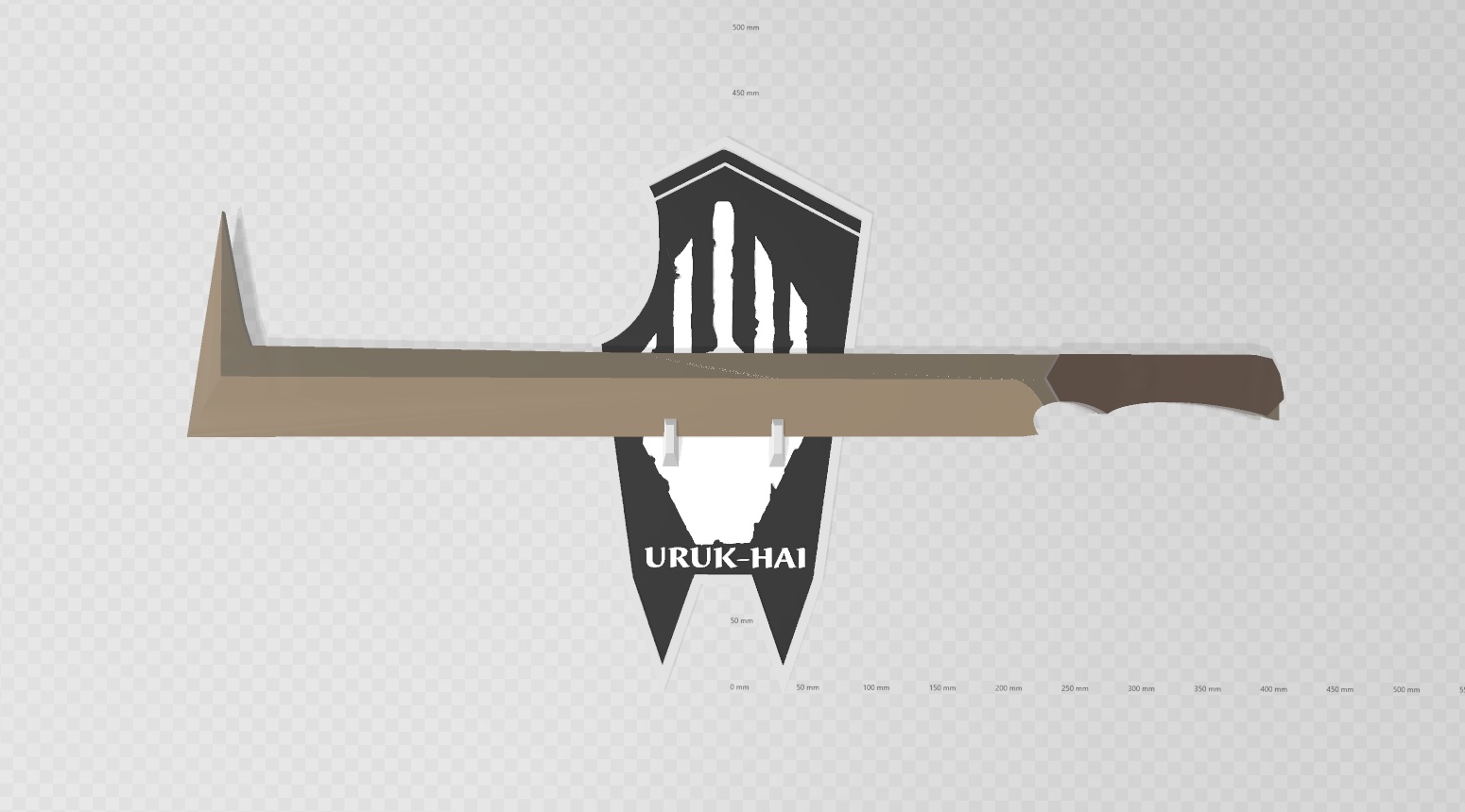 Uruk Hai Shield With Scimitar Wall Decoration by Wolvie | Download free ...