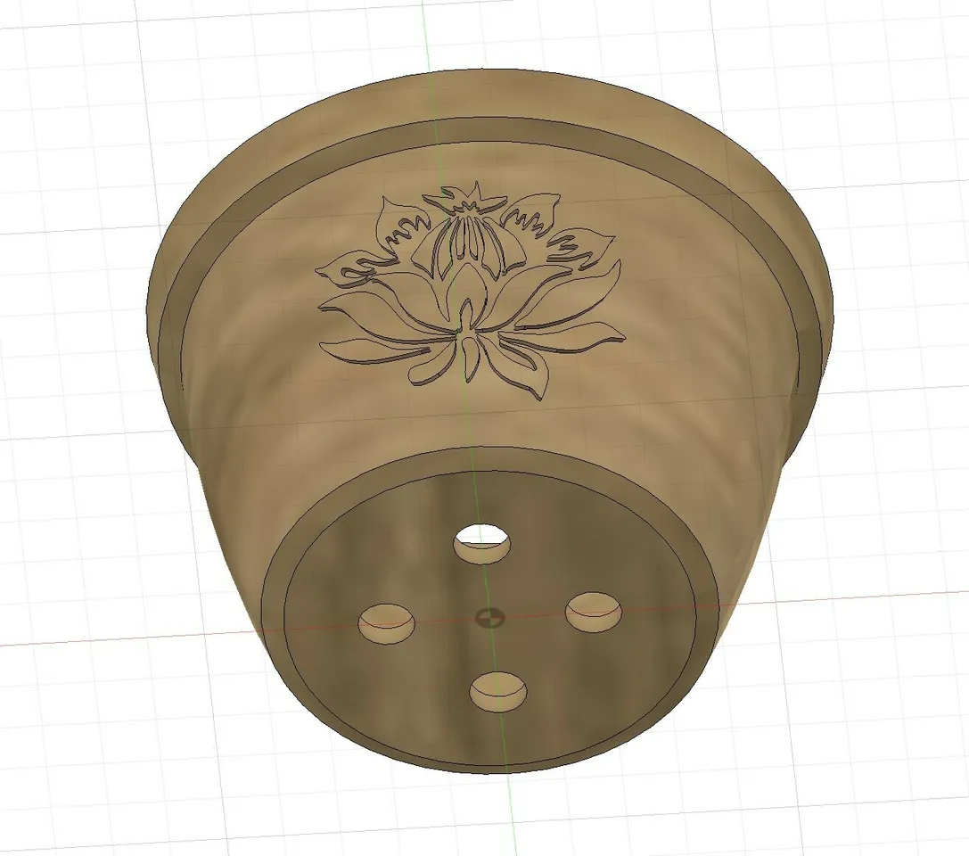 PLANT POT - FLOWER ART DESIGN by MLIFE | Download free STL model ...