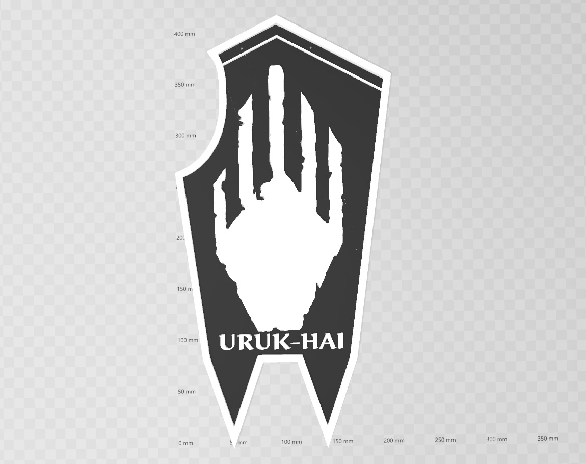 Uruk Hai Shield Wall Decoration by Wolvie | Download free STL model ...