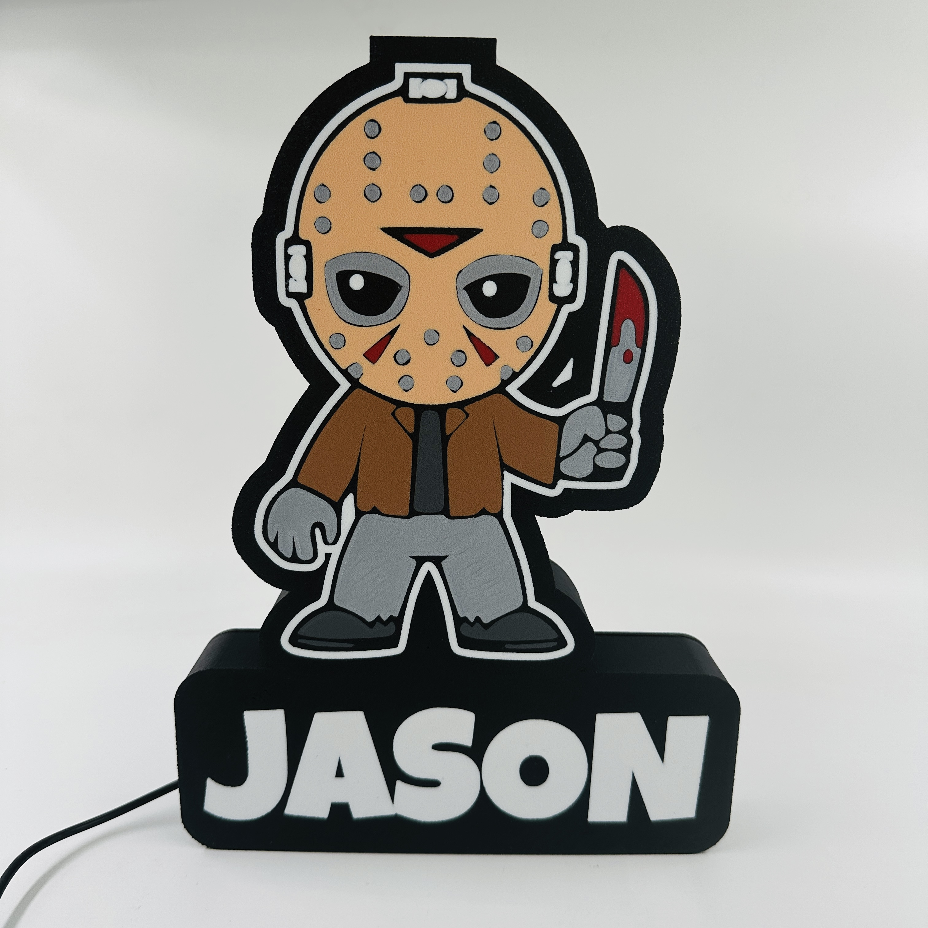 Jason Voorhees led lamp by Smart3d By Gabriel Gomes | Download free STL ...