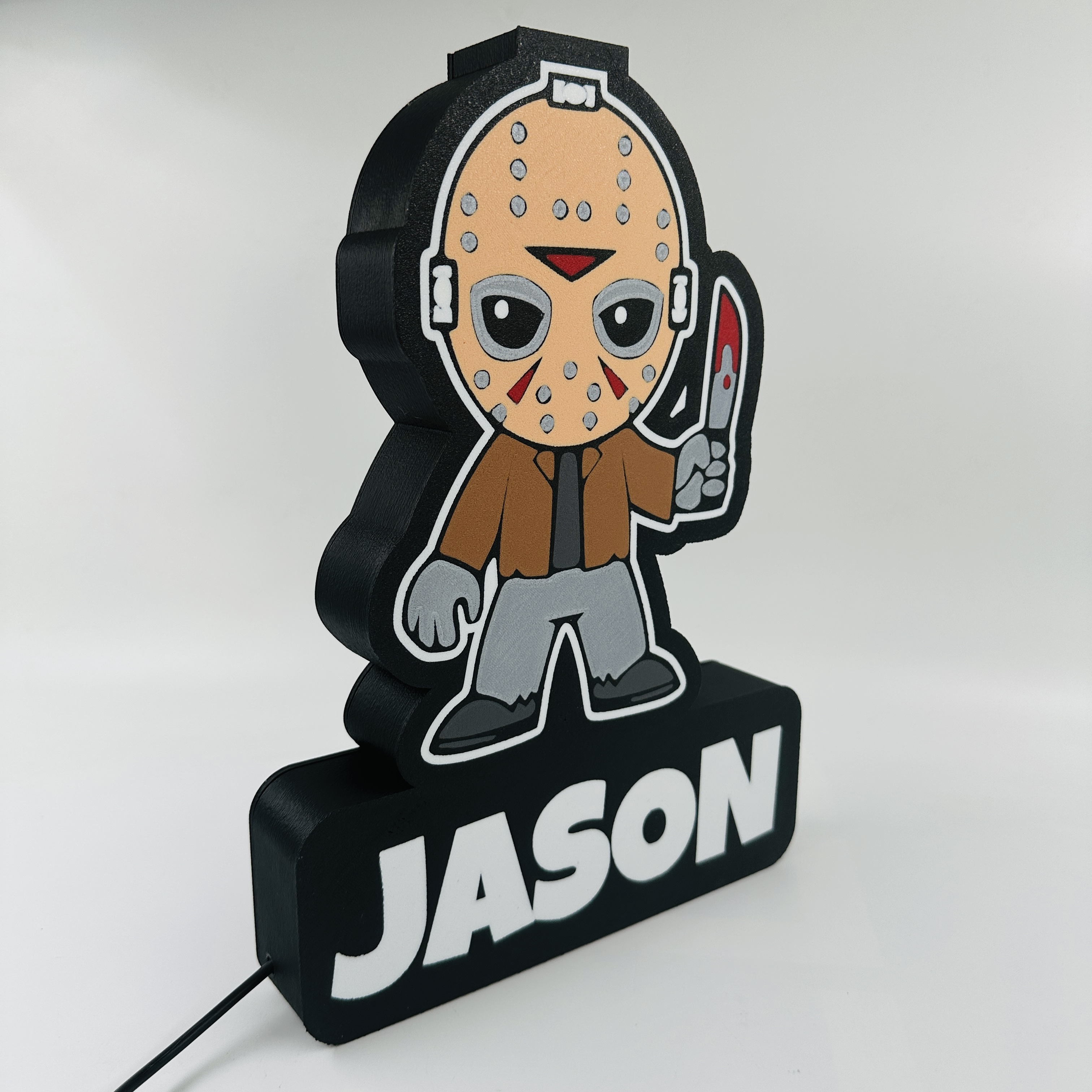 Jason Voorhees led lamp by Smart3d By Gabriel Gomes | Download free STL ...