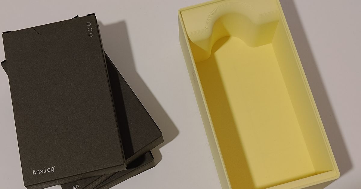 Gridfinity Analog card deck storage by nurdok | Download free STL model ...