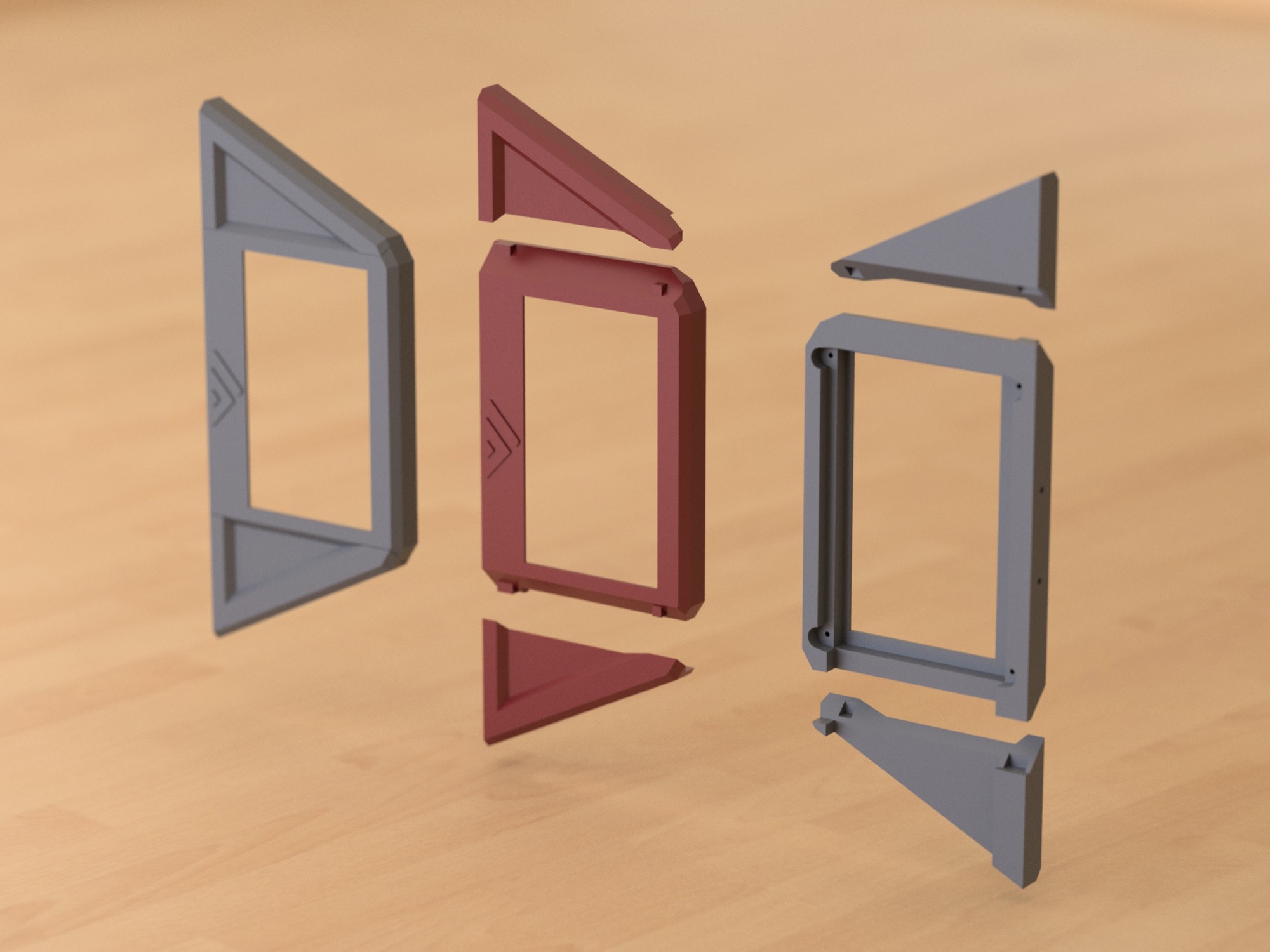 VZbot Display Mount - remixed to be printable on 220x220mm bed by ...