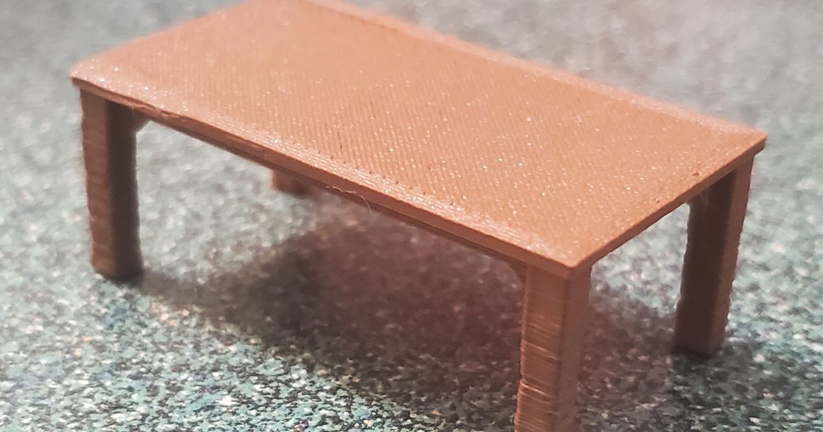 Tiny Table by Pyro | Download free STL model | Printables.com
