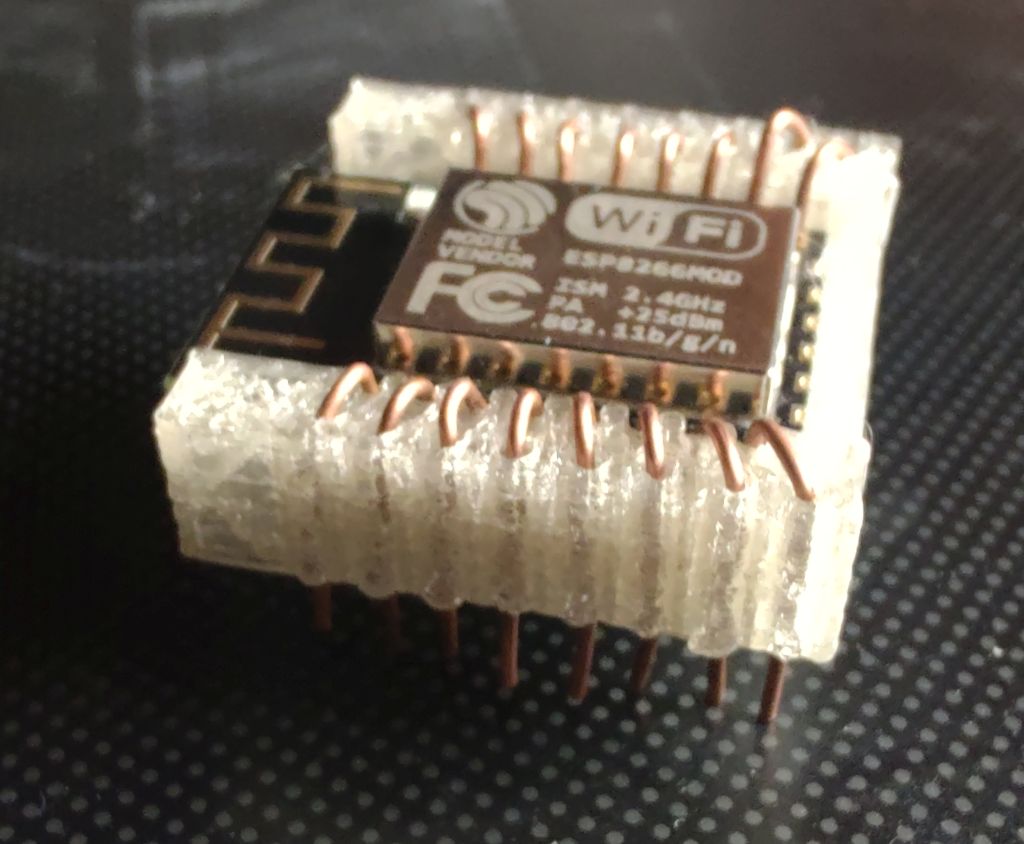 Printed Socket for ESP-12 / ESP-12e / ESP-12f / ESP-07 von ricky ...