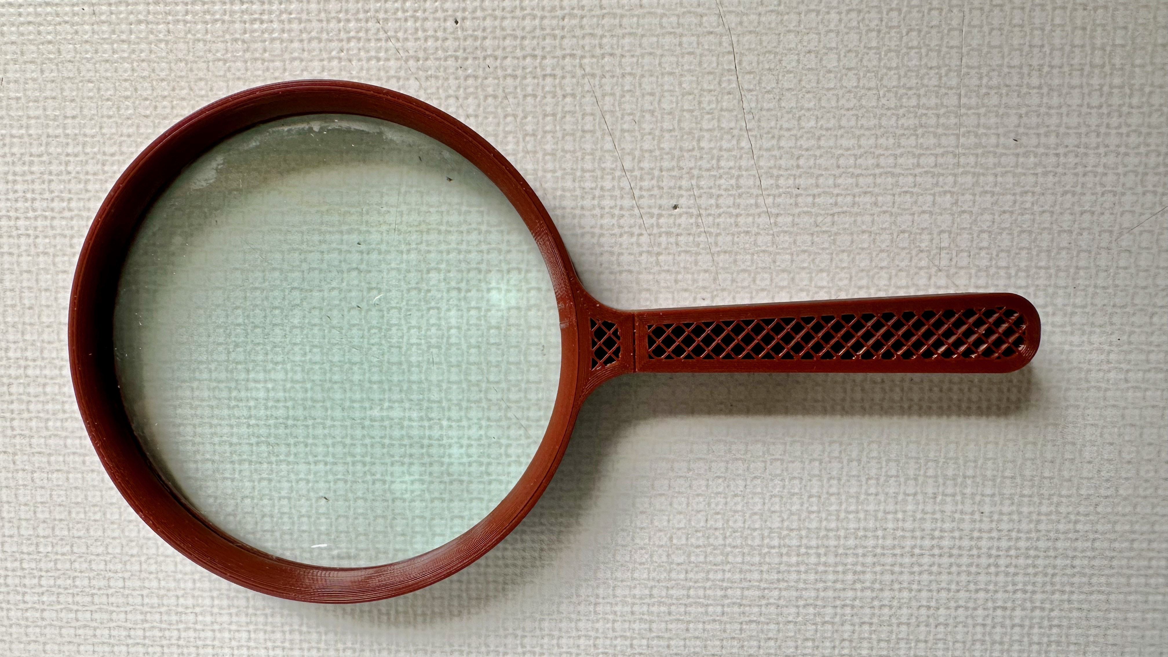 Glass magnifier replacement frame 100mm by BoBaCool | Download free STL ...