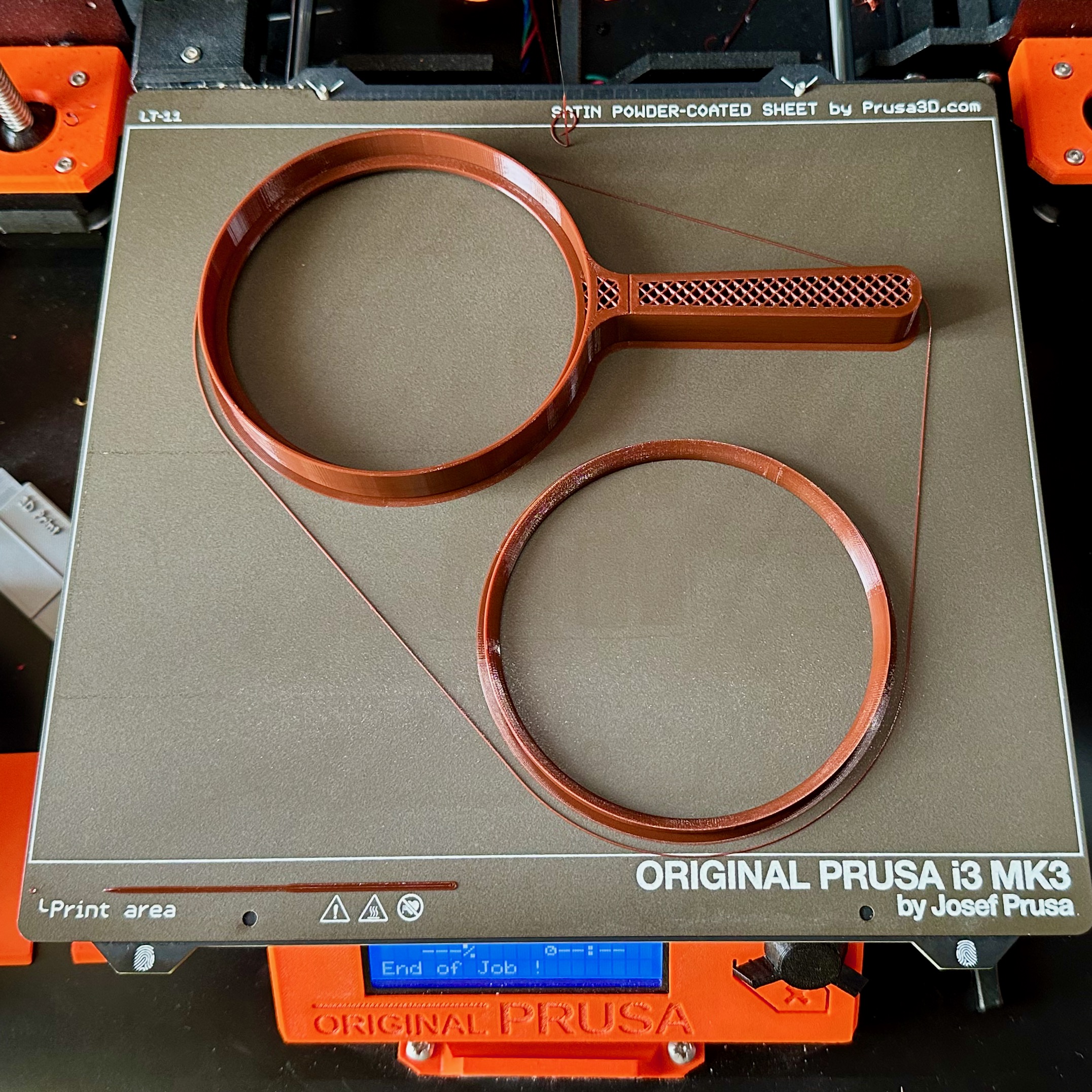 Glass magnifier replacement frame 100mm by BoBaCool | Download free STL ...