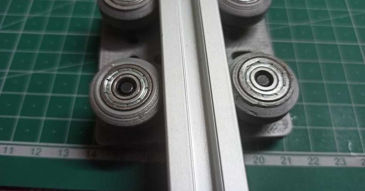 V Slot Gantry Plate for 2020 extrusion by hackerbijay | Download free ...