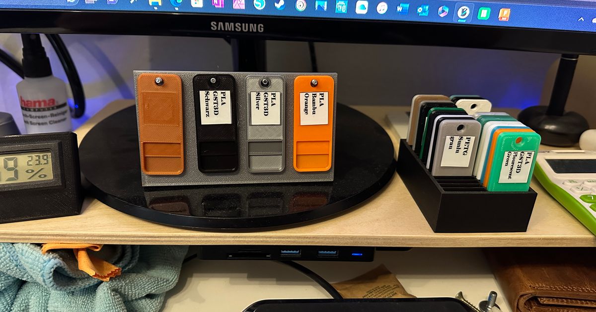 Bambu AMS Sample Holder by RainerBavaria | Download free STL model ...