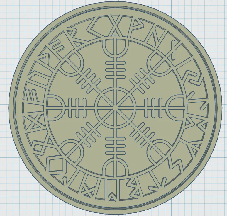 Viking Symbol Coaster 31 by Peter Ennist | Download free STL model ...