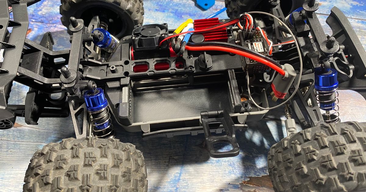 Battery Tray for DEERC H16E by AlTone | Download free STL model ...