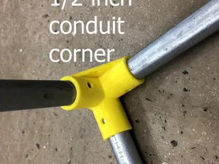 Conduit corner 1/2 inch conduit by Gordyt47 | Download free STL model ...