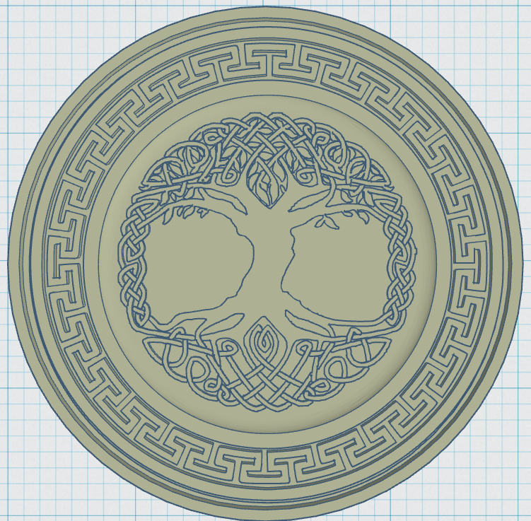 Viking Symbol Coaster 36 by Peter Ennist | Download free STL model ...