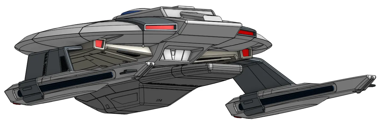 Star Trek USS Curry Starship (2 parts) by Hogger | Download free STL ...