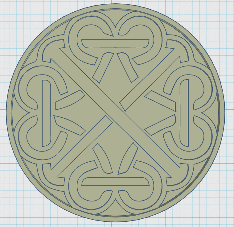 Celtic Symbol Coaster 26 by Peter Ennist | Download free STL model ...