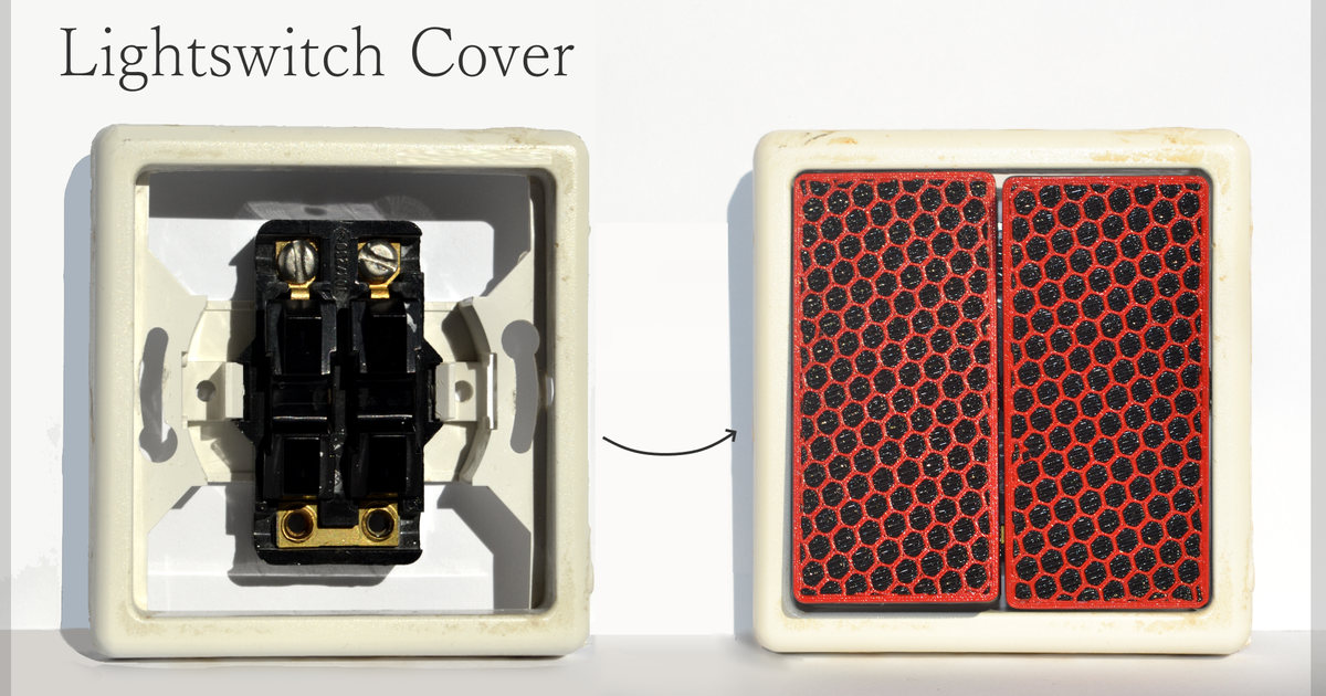 Light Switch Cover by DogGod In 3D | Download free STL model ...