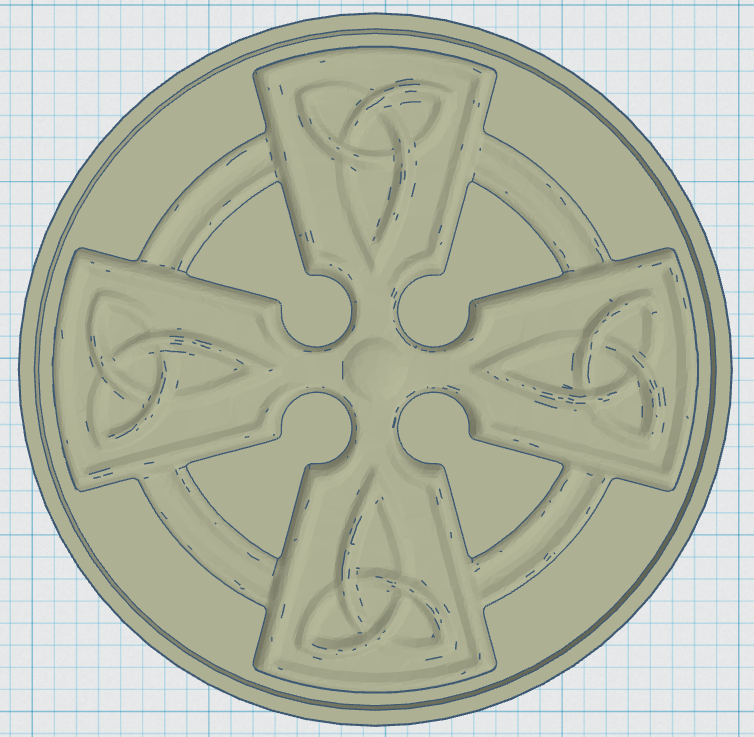 Celtic Symbol Coaster 29 by Peter Ennist | Download free STL model ...