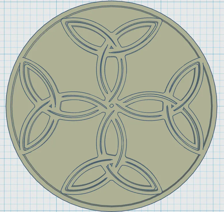 Celtic Symbol Coaster 30 by Peter Ennist | Download free STL model ...