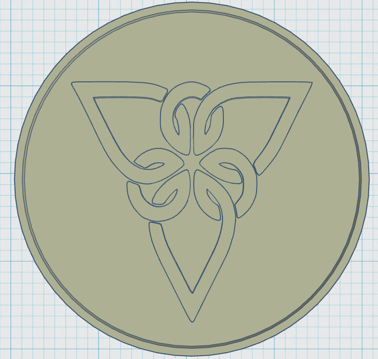 Celtic Symbol Coaster 32 by Peter Ennist | Download free STL model ...