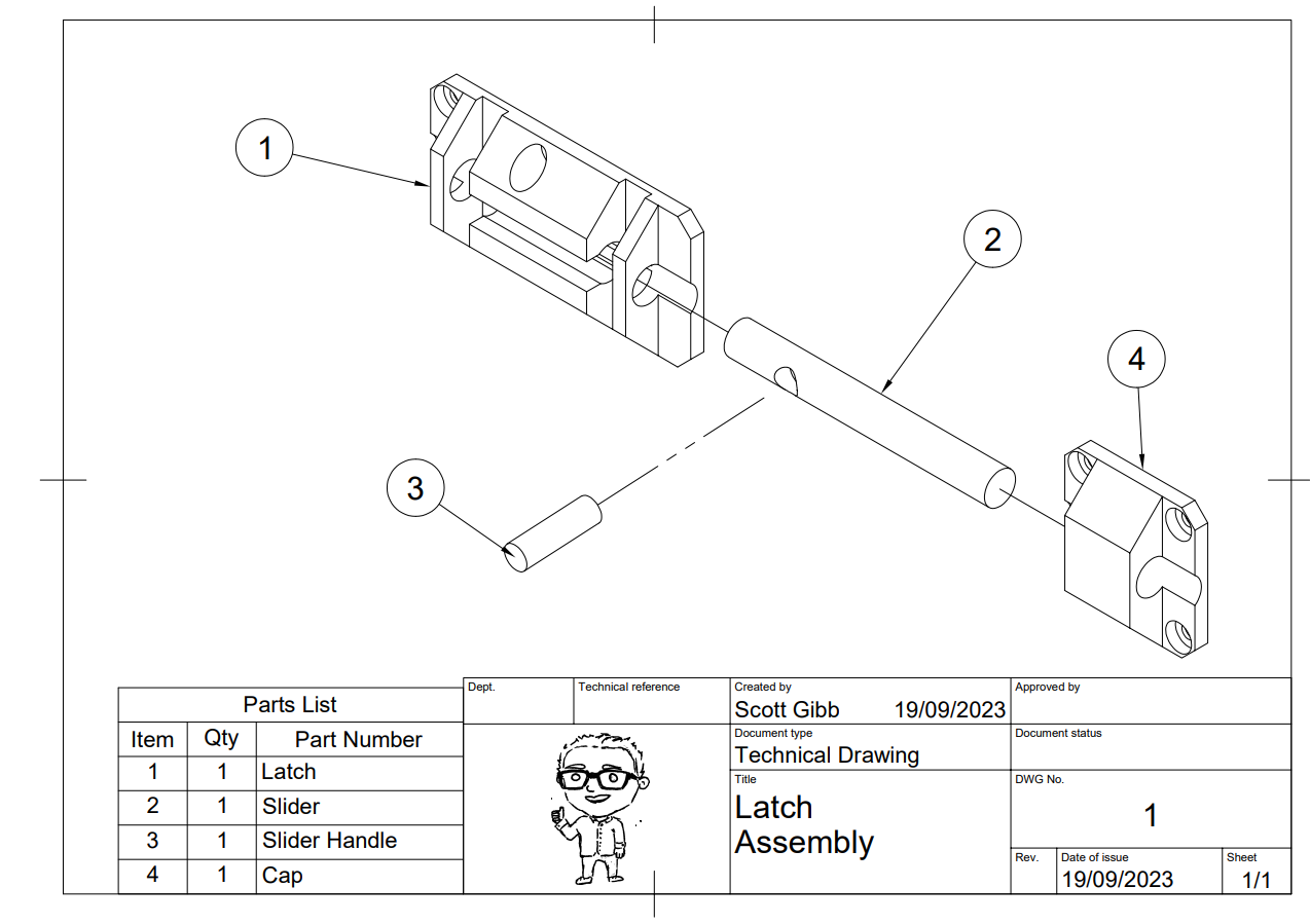 Sliding Door Lock Mechanism by Scott Gibb | Download free STL model ...