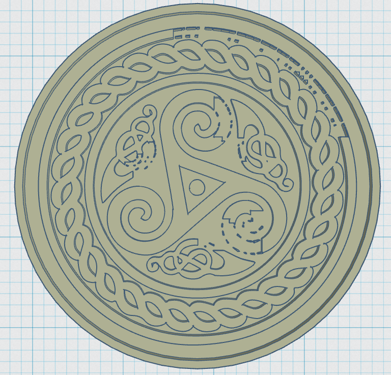 Celtic Symbol Coaster 34 by Peter Ennist | Download free STL model ...