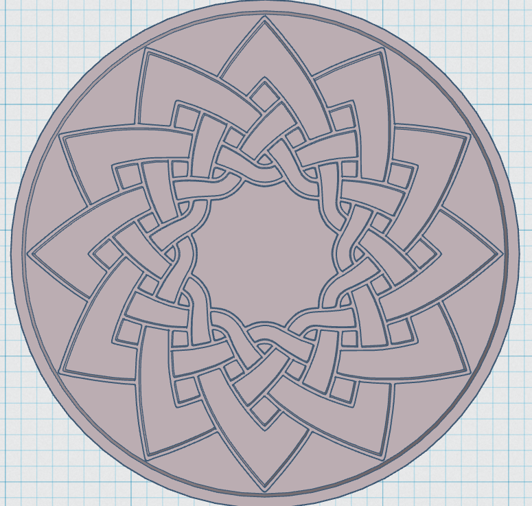 Celtic Symbol Coaster 36 by Peter Ennist | Download free STL model ...