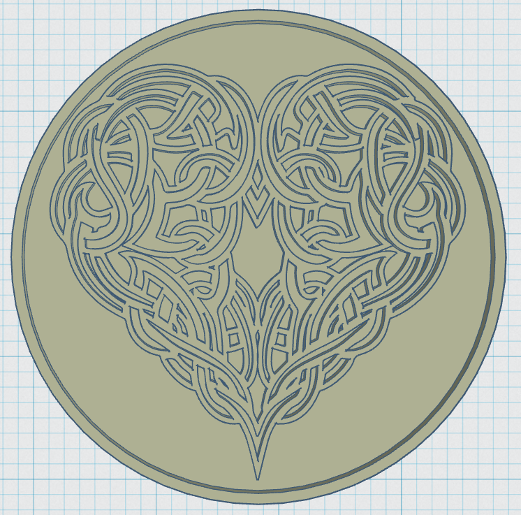 Celtic Symbol Coaster 37 by Peter Ennist | Download free STL model ...