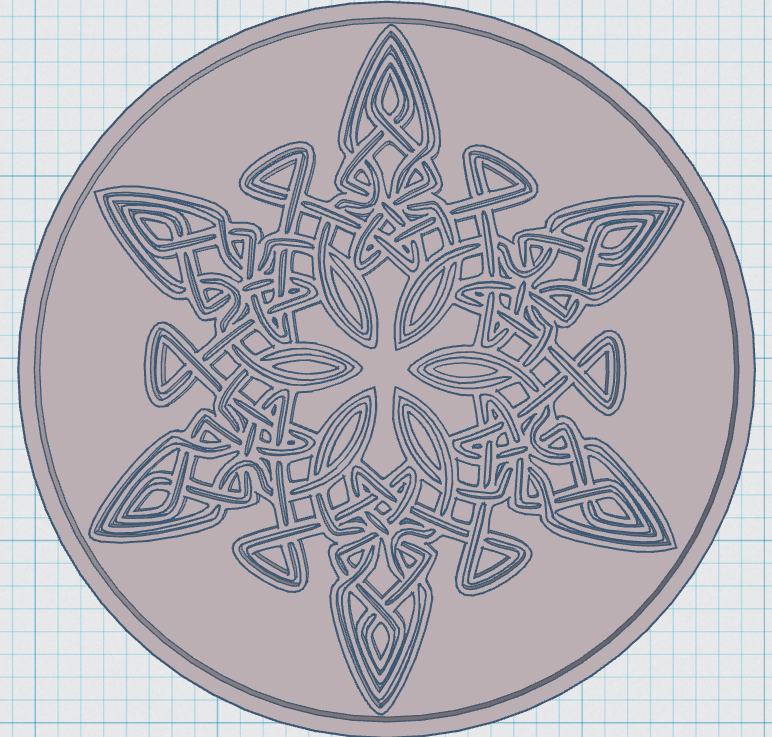 Celtic Symbol Coaster 38 by Peter Ennist | Download free STL model ...