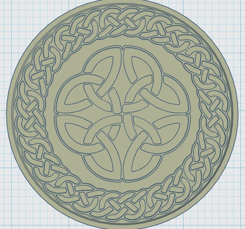 Celtic Symbol Coaster 39 by Peter Ennist | Download free STL model ...