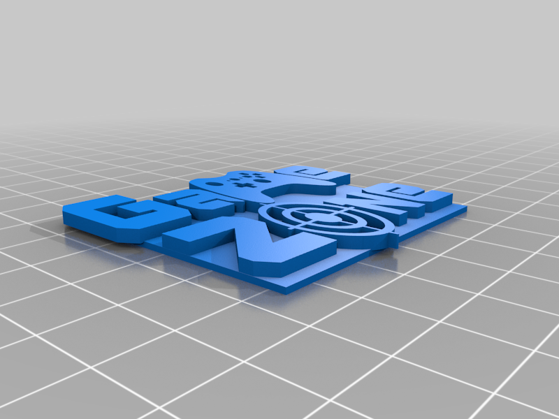 Cuadro led game zone by pulpote | Download free STL model | Printables.com