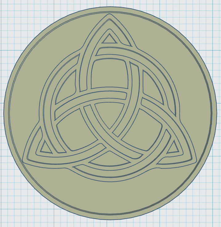 Celtic Symbol Coaster 42 by Peter Ennist | Download free STL model ...