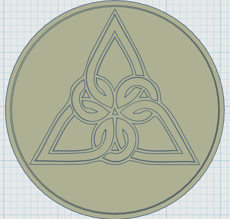 Celtic Symbol Coaster 45 by Peter Ennist | Download free STL model ...