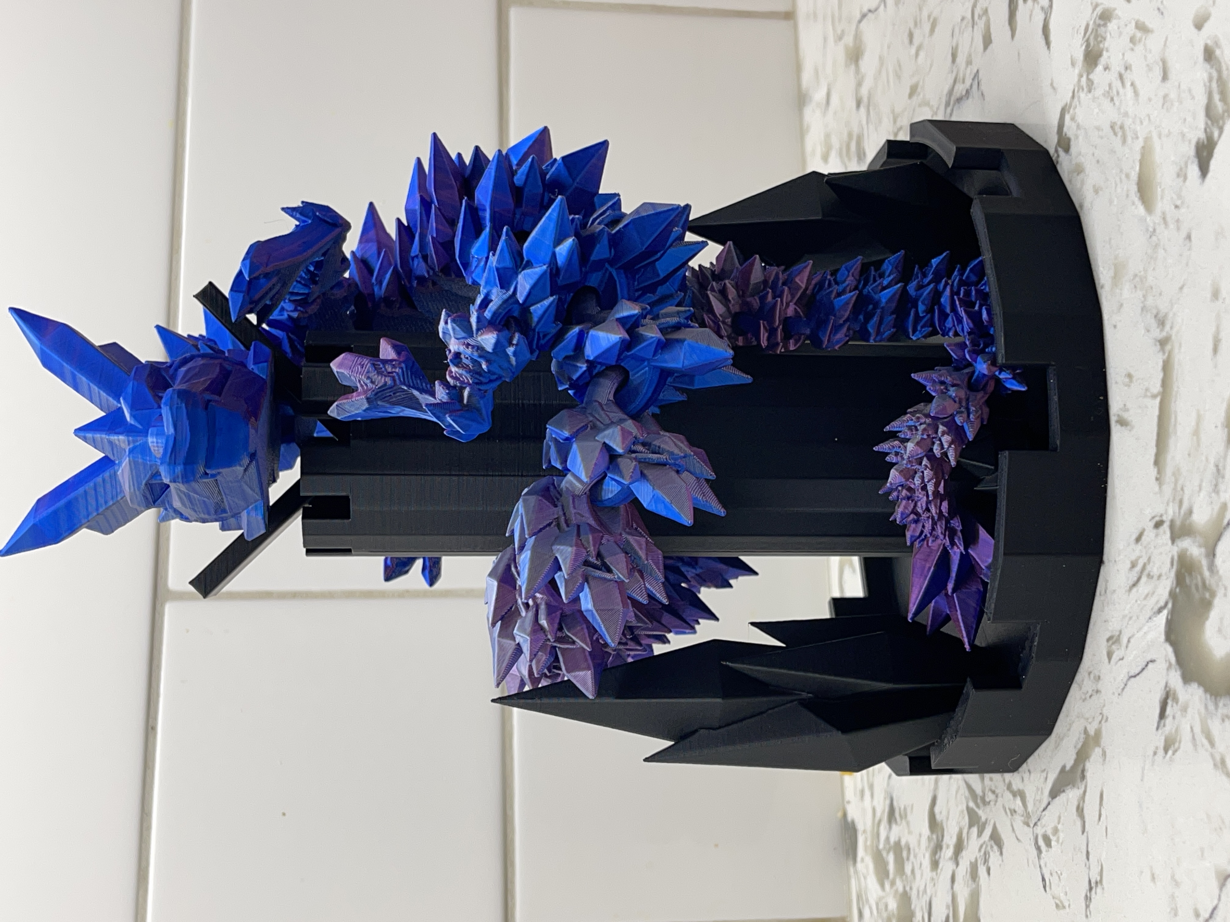 CRYSTAL DRAGON STAND by BUDS3D | Download free STL model | Printables.com