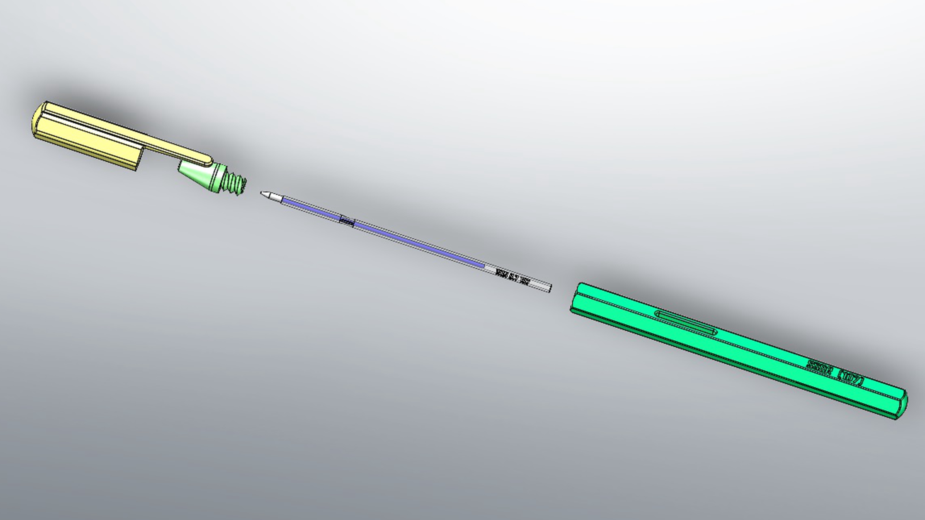 2 Ballpoint Pens by SSSR_SH | Download free STL model | Printables.com